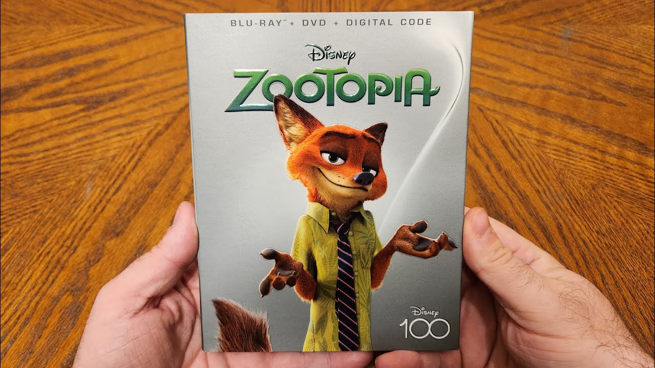 Zootopia Home Video #10 - Disney100 Blu-Ray - YouTube