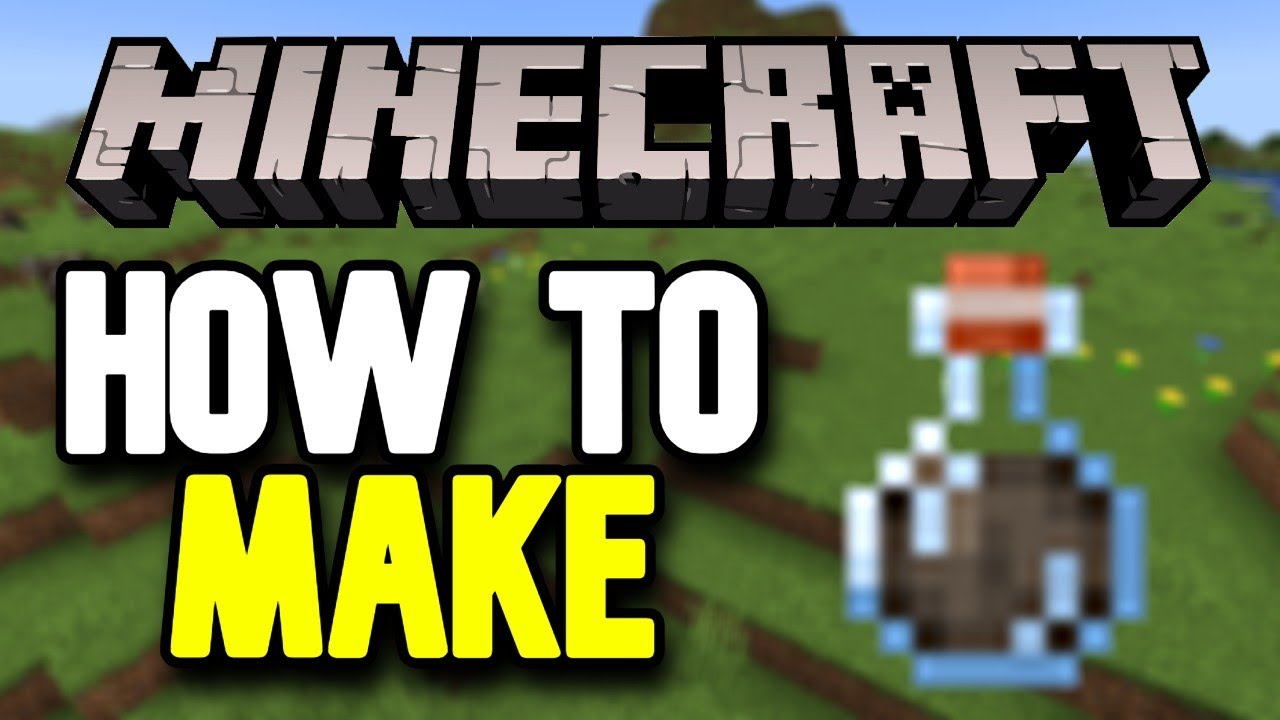 How to Make a Potion of Weaving in Minecraft - YouTube