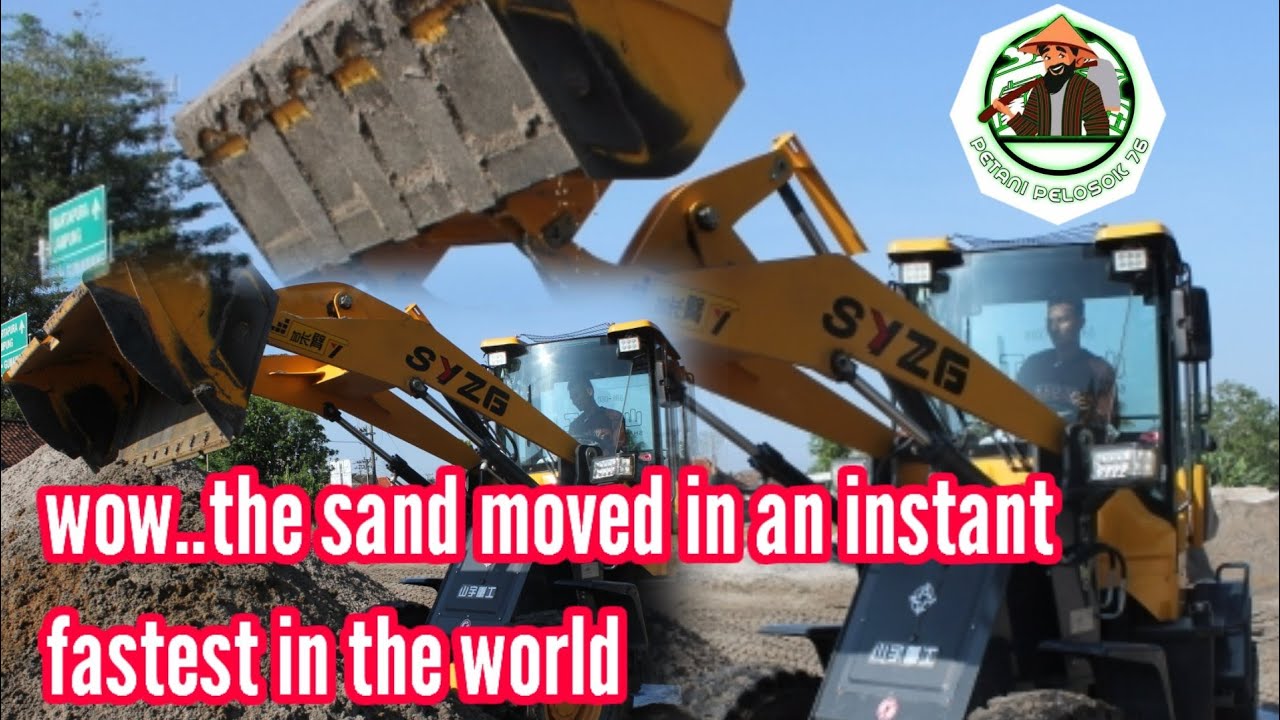 Rude operator... angry driver...the sand moved in an instant.. - YouTube