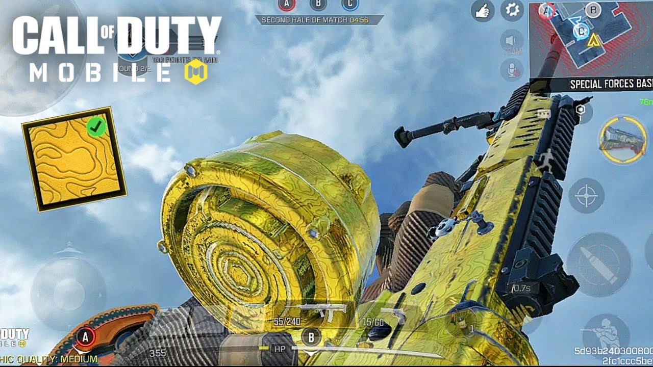 *NEW* UL736 - GOLD CAMO GAMEPLAY IN (SEASON 13 WINTER WAR) COD MOBILE ...