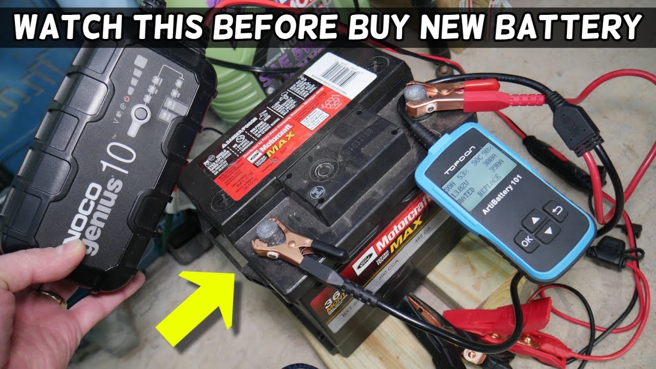HOW TO REPAIR CAR BATTERY, CAN YOU FIX CAR BATTERY - YouTube