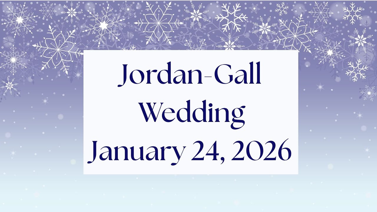 1/24/2026 2:00pm Jordan-Gall Wedding Mass - Sacred Heart - YouTube