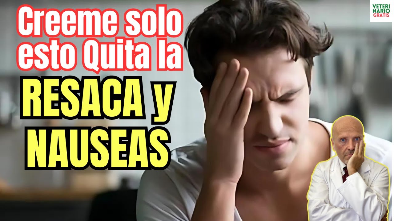 🥴 ¿COMO QUITAR LA RESACA Y LAS GANAS DE VOMITAR? 🥴 - YouTube