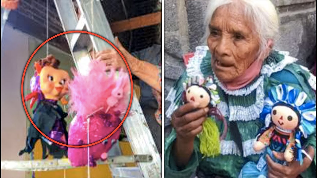 Elderly woman found a strange piñata hanging in her backyard, she cried ...