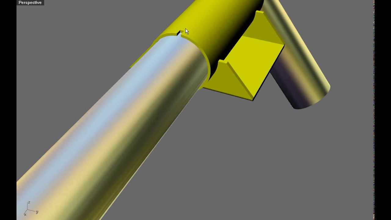 Chassis tube end pattern 2 - YouTube