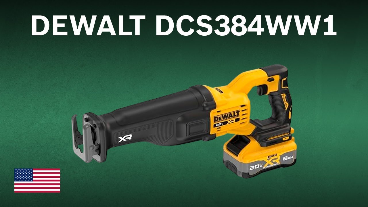Reciprocating Saw Kit DEWALT DCS384WW1 - YouTube