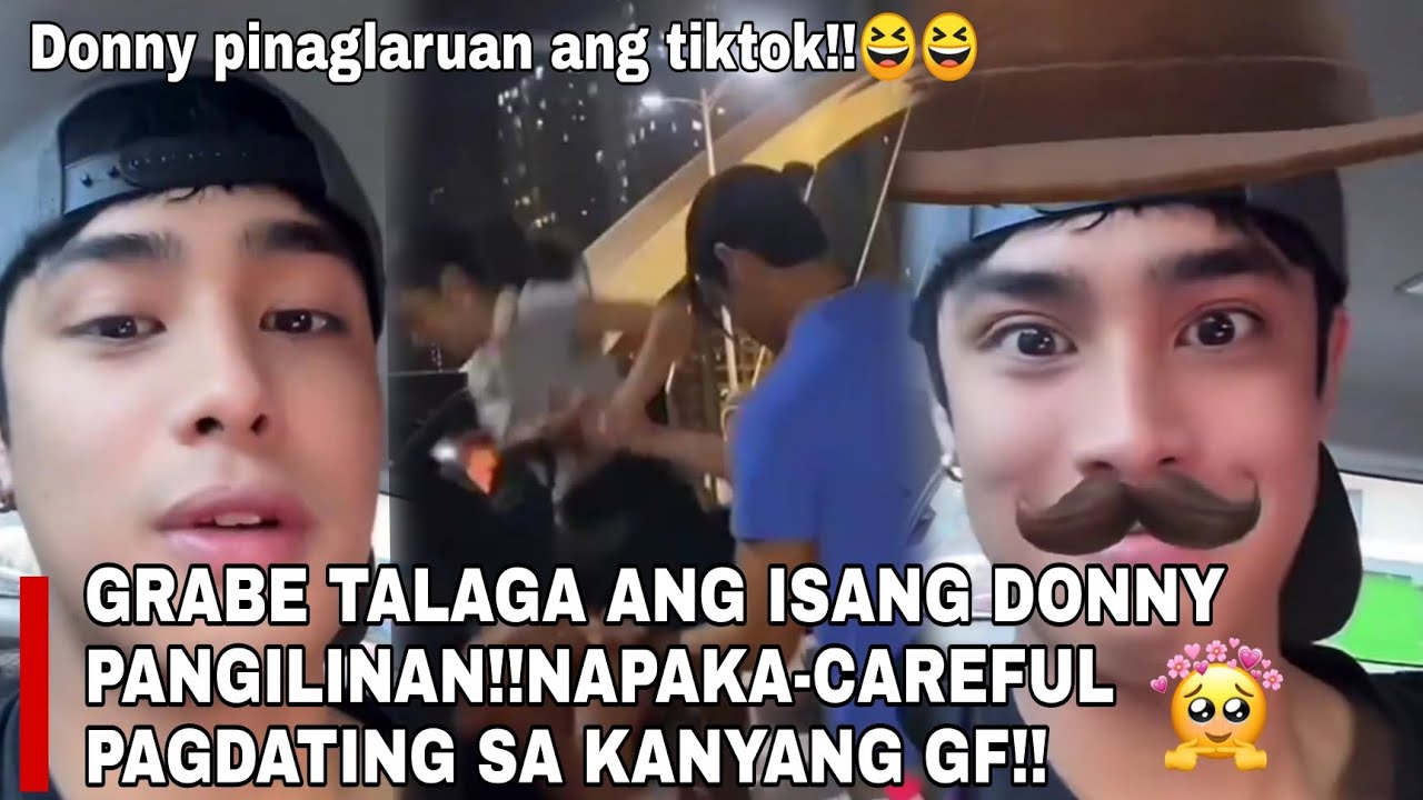 OMG!! TODO ALALAY SI DONNY SA GF NYANG SI BELLE PAPASOK SA SASAKAYAN ...