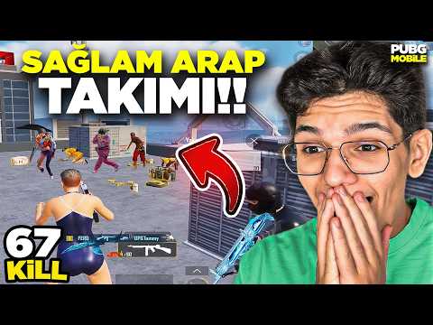MAÇIMA 120FPS SAĞLAM EKİP GELDİ! 67 KİLL ALDIM - PUBG MOBİLE
