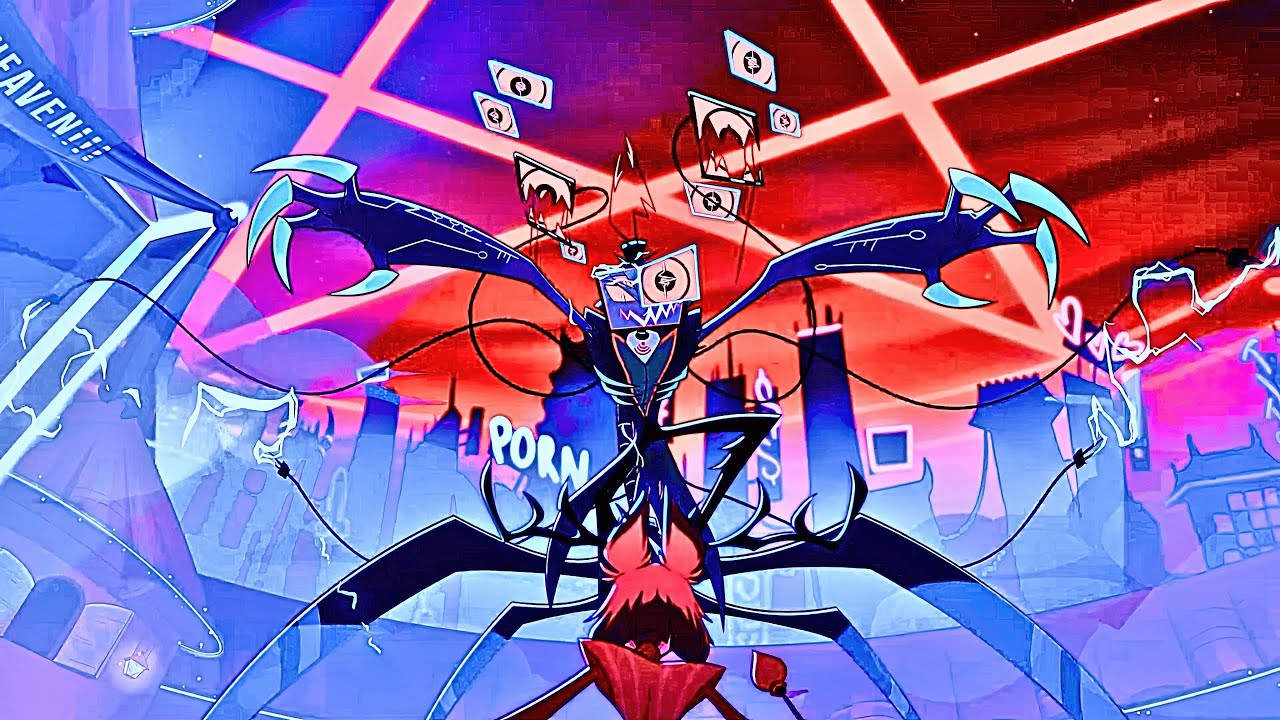 Hazbin Hotel Season 2 | Vox vs Alastor Second Fight Scene Recap - YouTube