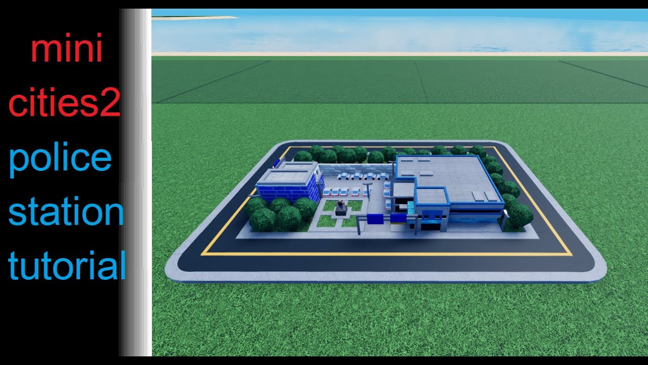 Mini city 2 :Police station tutorial #minicity #roblox #tutorial - YouTube