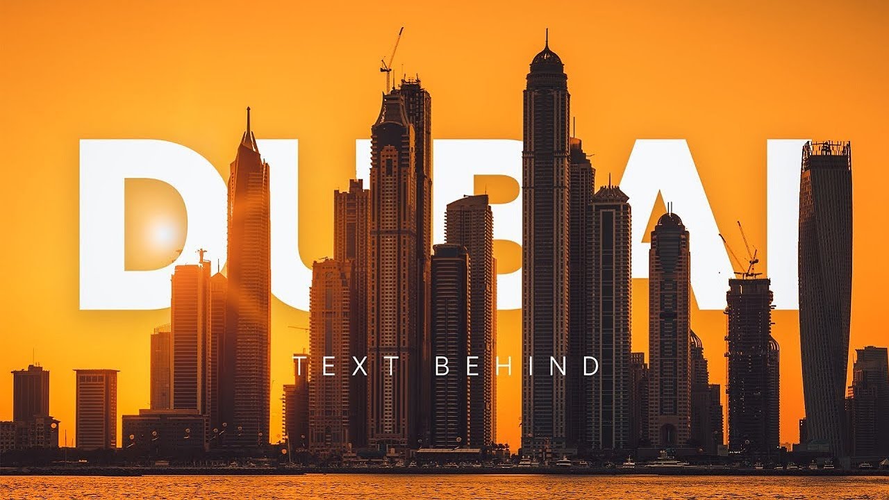 Text behind building on capcut - YouTube