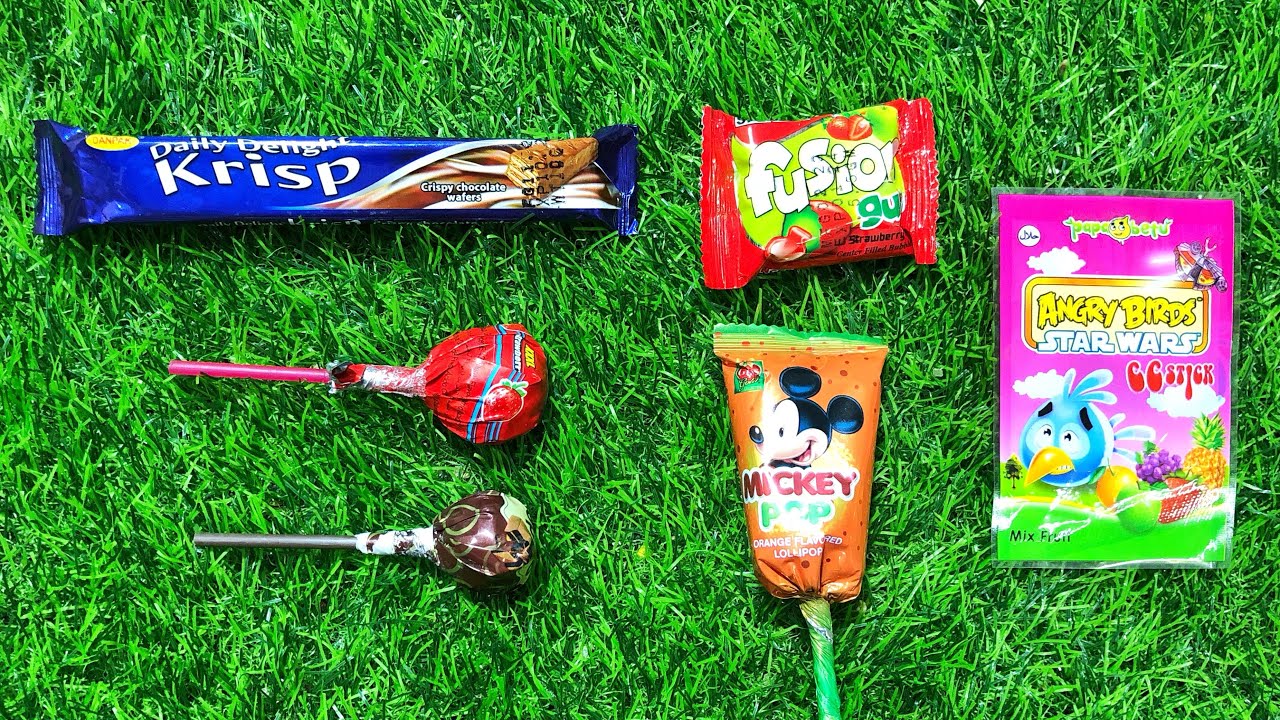 Some Lots Of Lollipops & Club Candies | Yummy Chew Candy | Cute Rainbow ...