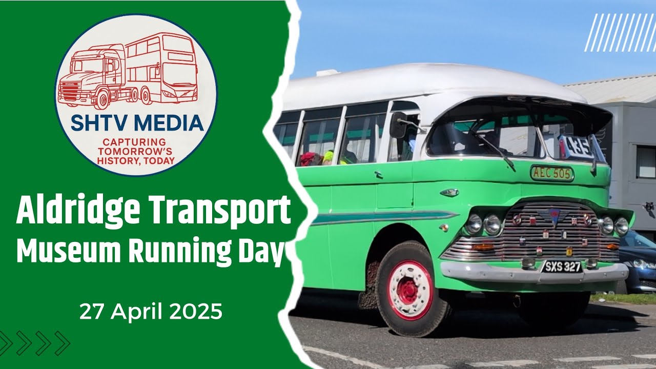 Aldridge Transport Museum Running Day 27 April 2025 - YouTube
