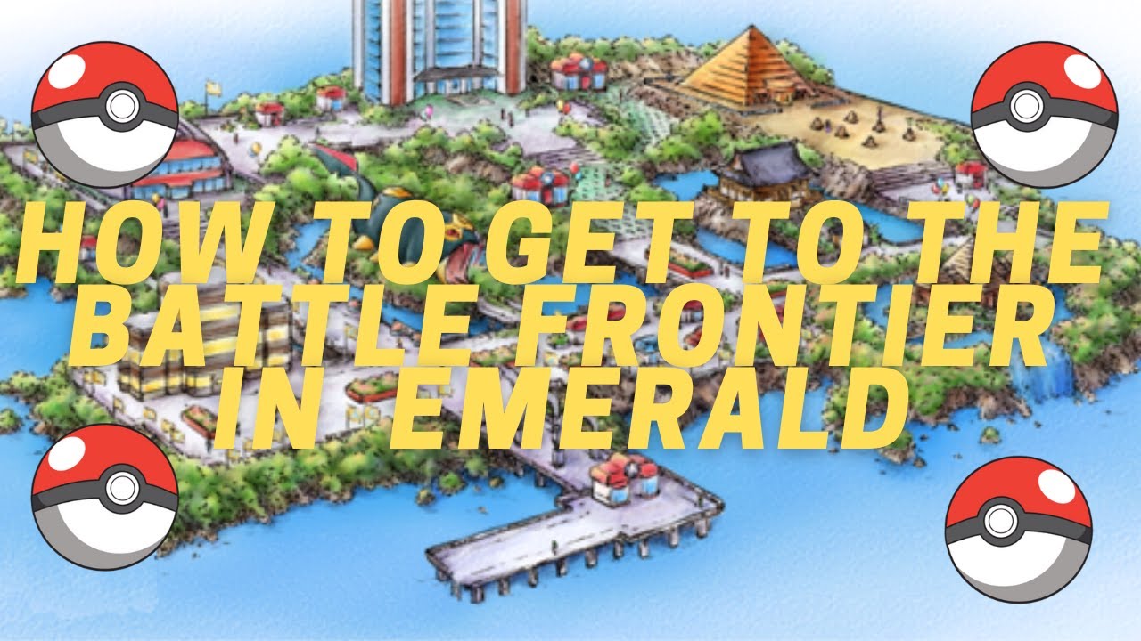 How to get to the battle frontier in Pokemon Emerald - YouTube