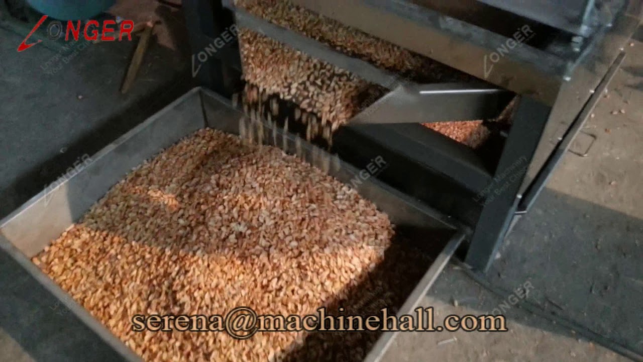 Commercial Peanut Peeling and Splitting Machine|Groundnut Half Cutting ...