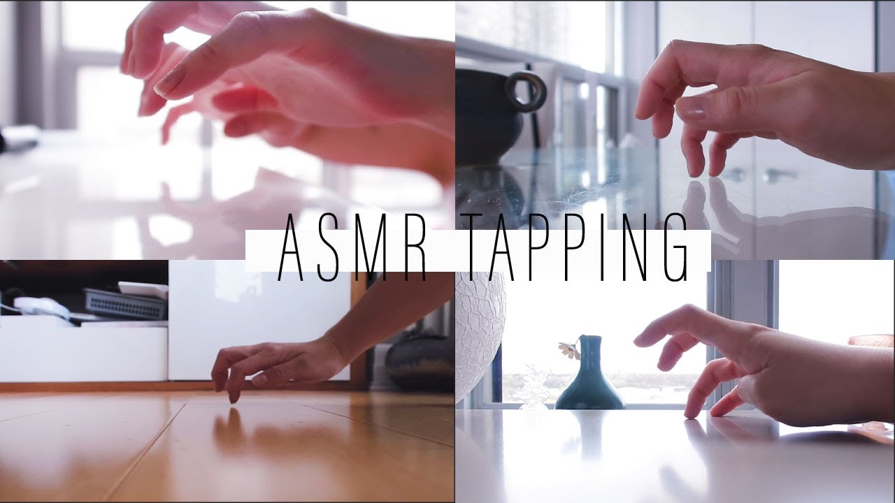 ASMR || Table and Surface Tapping: Glass Tapping, Floor Tapping ...