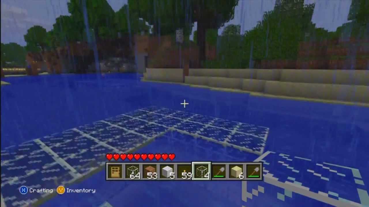 Minecraft (PS3 / XBOX360) How To Remove Water - Fast & Easy - YouTube