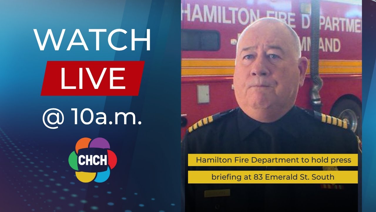 Hamilton fire chief holds news conference about fire at former Emerald ...