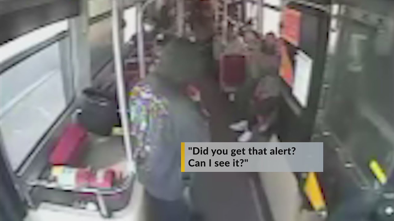 Video shows moment missing girl is found on Albuquerque bus - YouTube