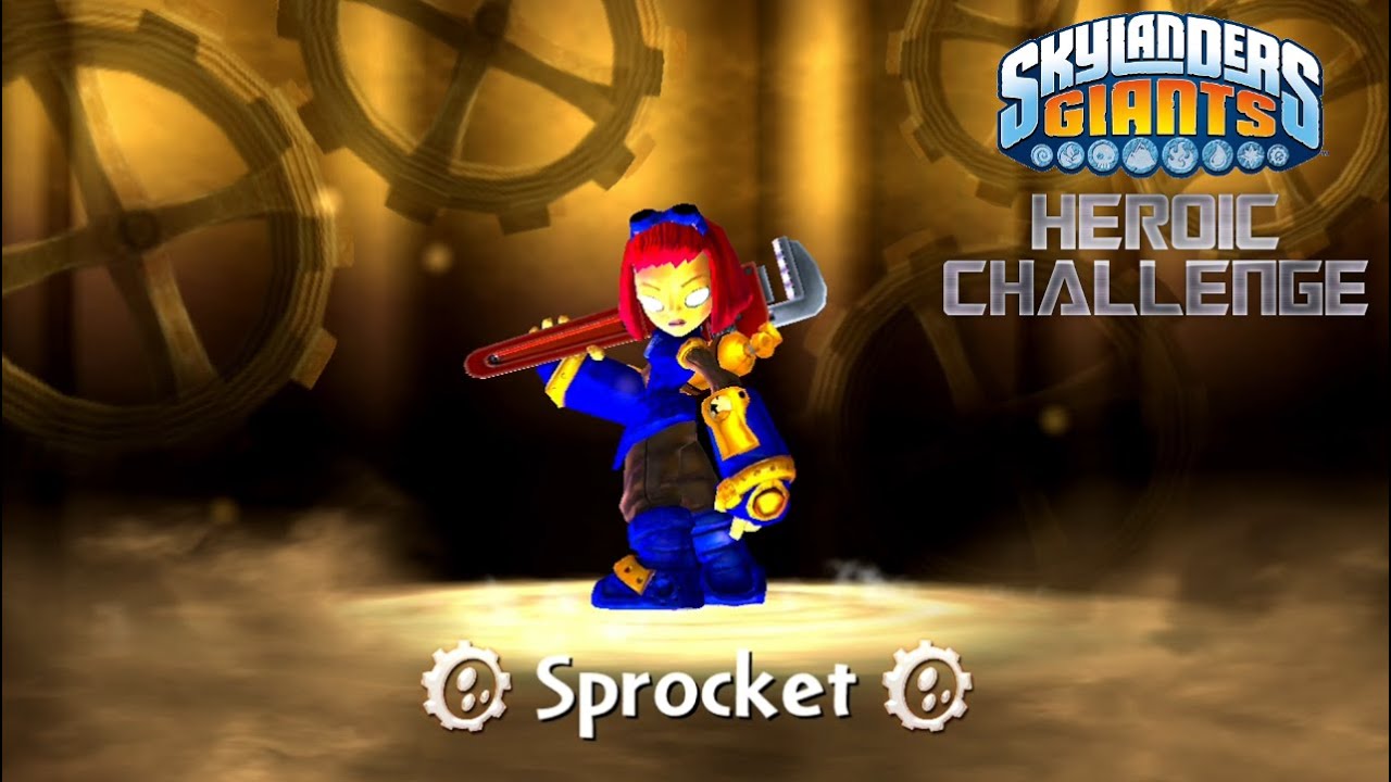Skylanders GIANTS Sprocket Heroic Challenge - YouTube