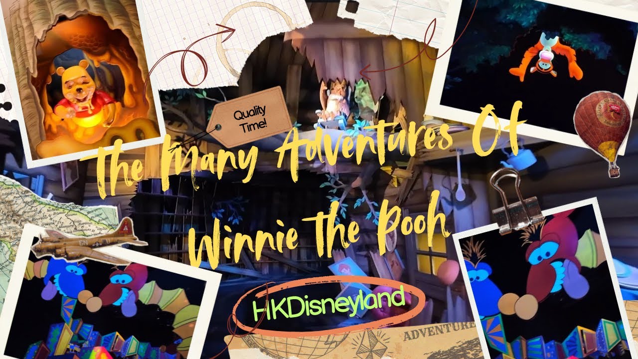 [4K] The Many Adventures of Winnie The Pooh — Hong Kong Disneyland 2025 ...