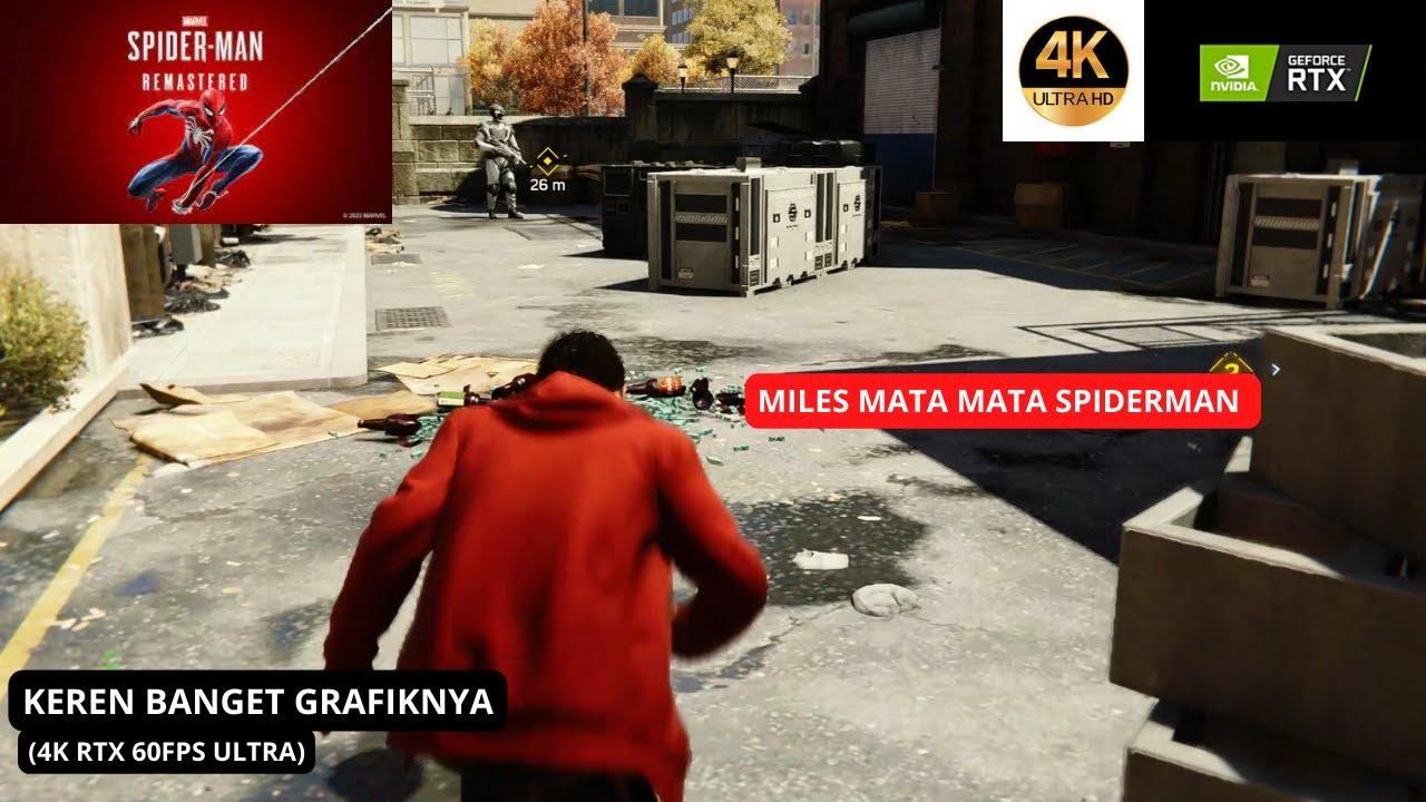 Spider-Man Remastered Pc - Miles mata-mata spiderman - Grafiknya KEREN ...