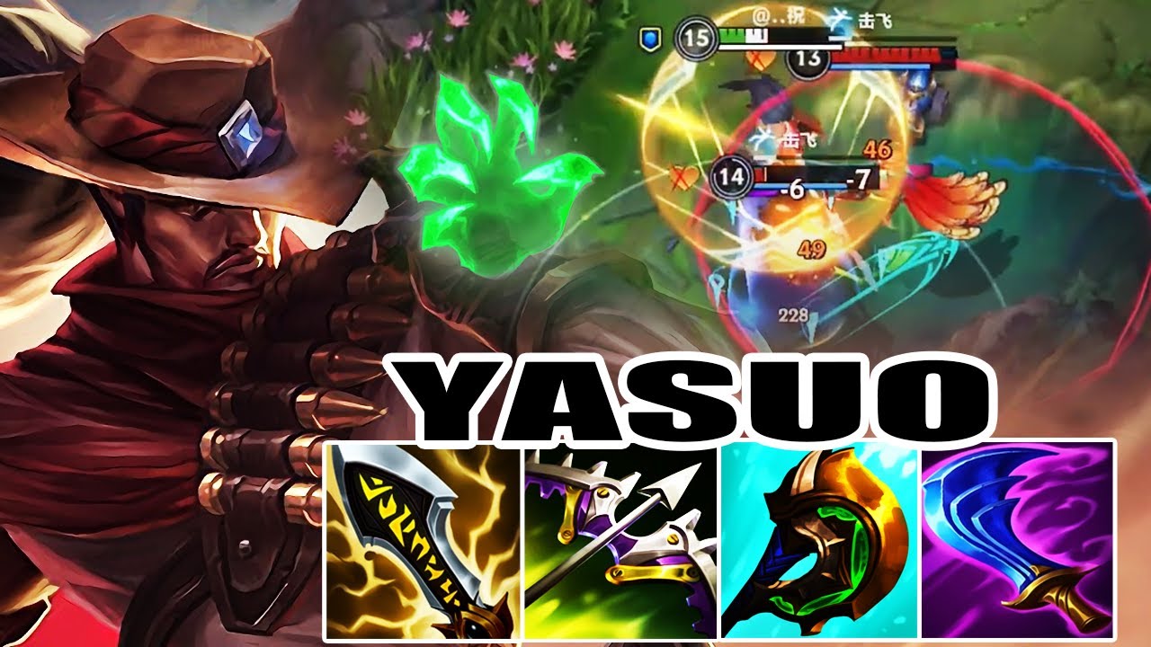 WILD RIFT YASUO MID GAMEPLAY - MAX HARM YASUO BUILD RUNES - INSANE FULL ...