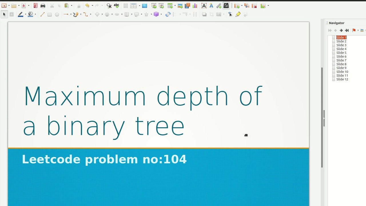 Maximum depth of a binary tree explanation and solution - YouTube