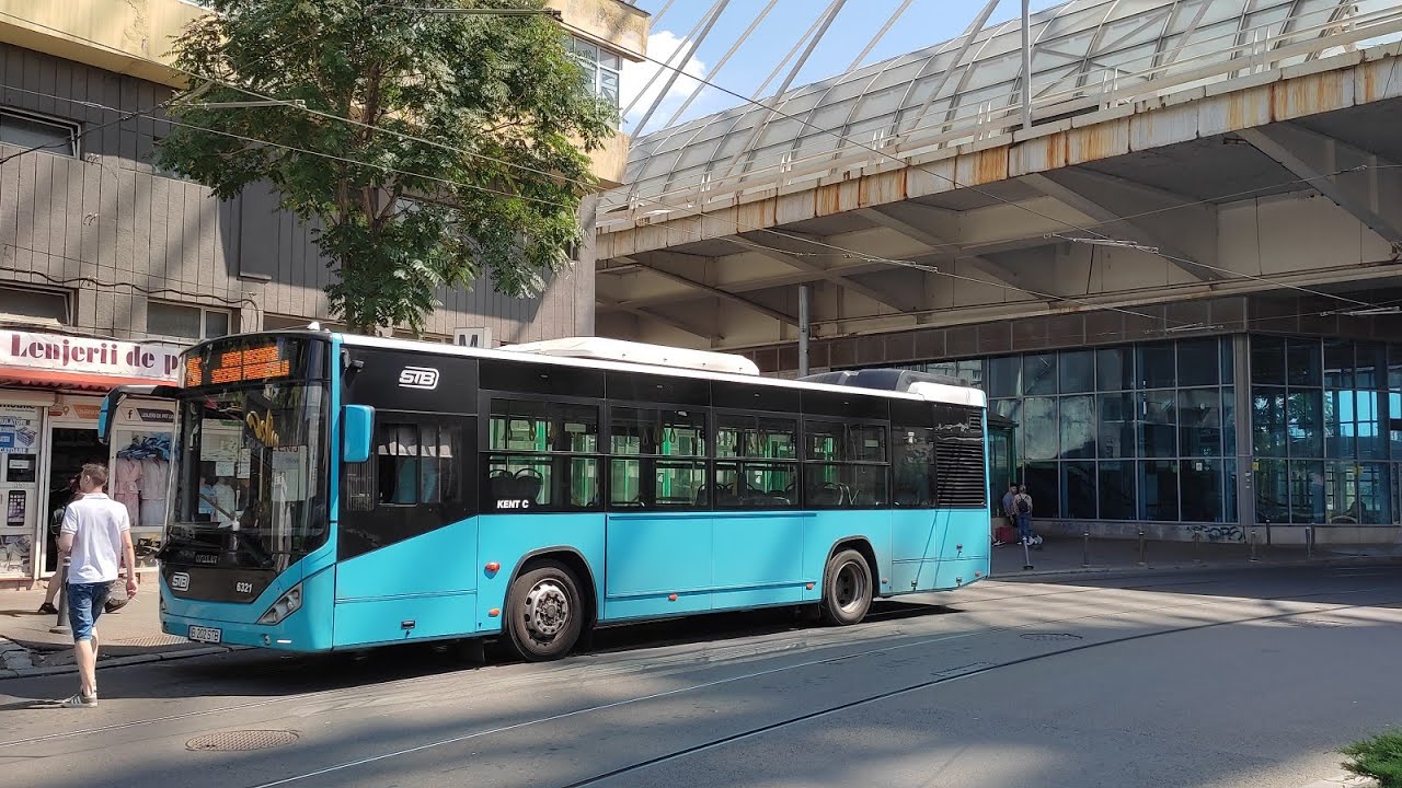 Linia 196 || Gara Basarab - Șoseaua Progresului || Otokar Kent C-10 ...
