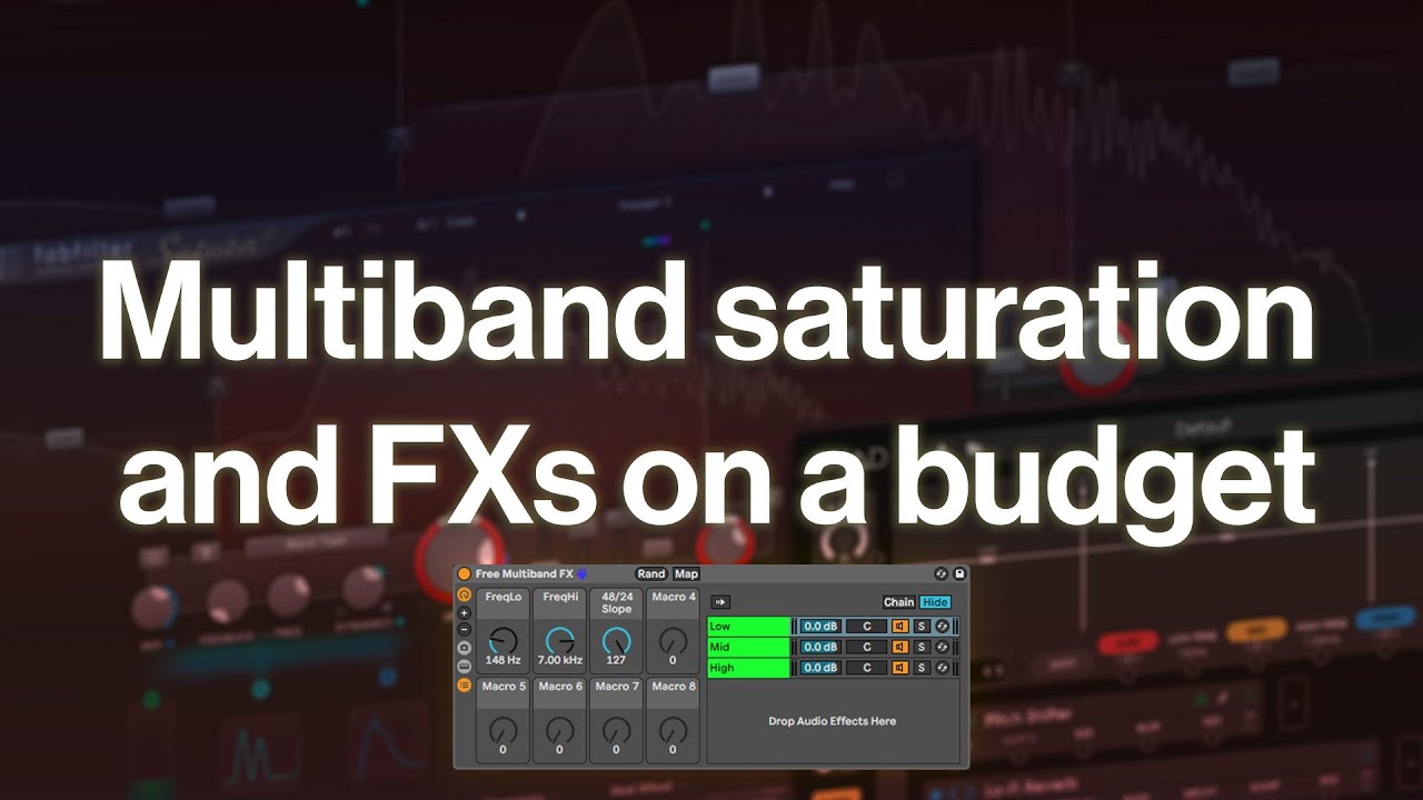 [Ableton tutorial] What's multiband saturation and how to achieve it on ...