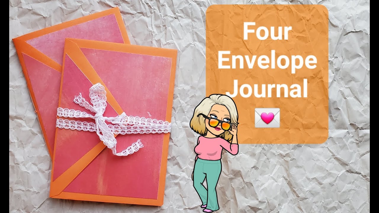 💌Envelope Journal. Finish, all but the decorating! - YouTube