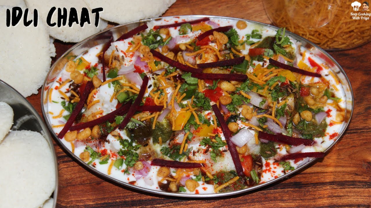 Idli Chaat Recipe | Leftover Idli Recipes | Dahi Idli Chaat Street ...