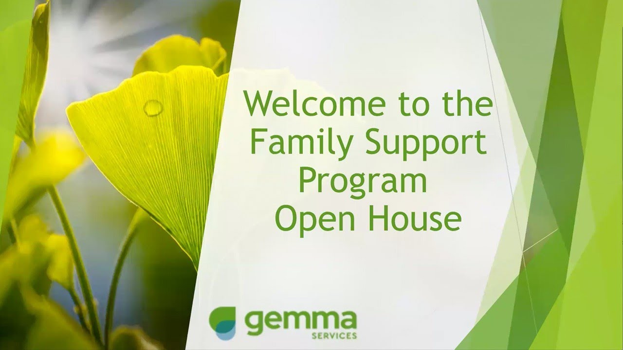 Virtual Open House for Gemma's Family Support Program Nov. 2022 - YouTube