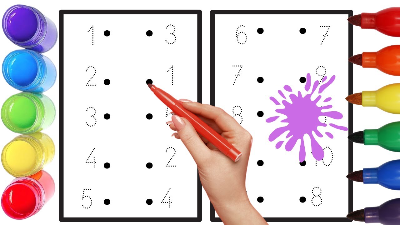 123 | Fun and Educational ABC Dotted Tracing for Kids | Preschool ...