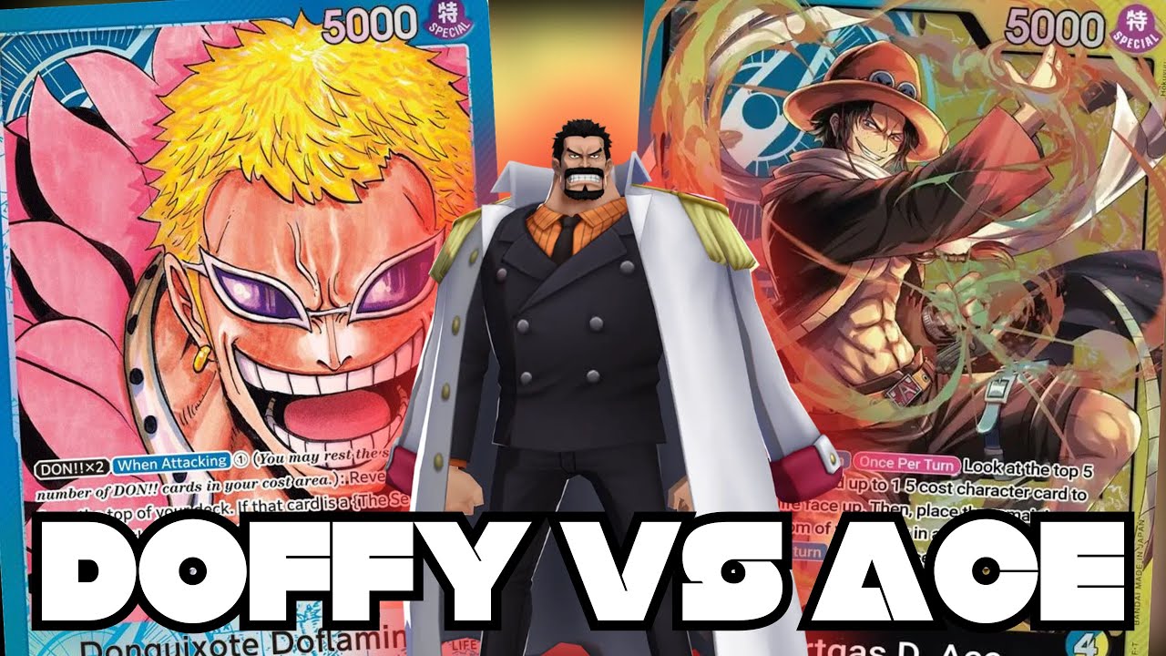 Doflamingo (Blue) vs Ace (Blue/Yellow) - OP8.5 - YouTube