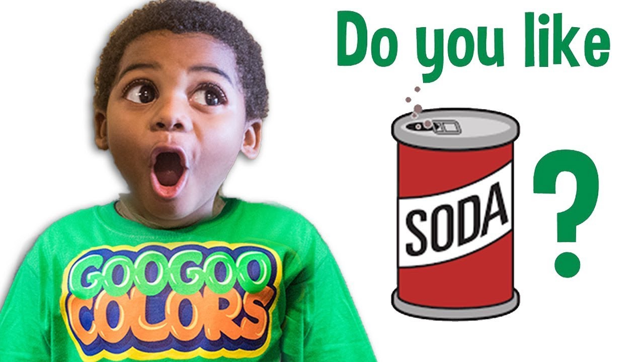 DO YOU LIKE SODA Learn to Eat Healthy with Goo Goo Colors Song - YouTube