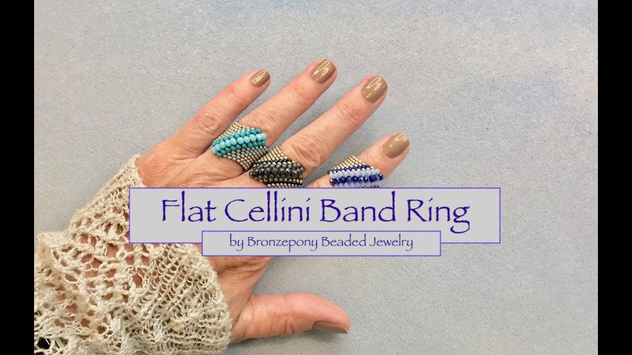 Flat Cellini Band Ring - YouTube