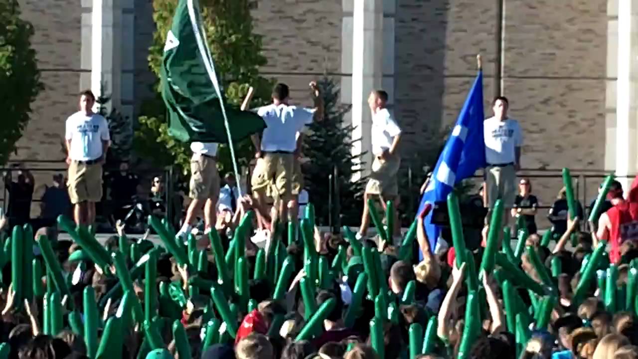 Victory Clog at Pep Rally - YouTube