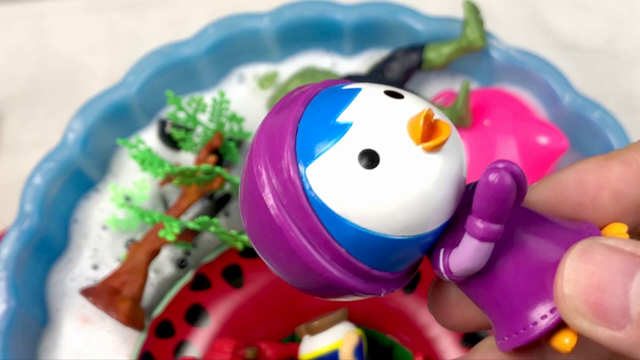 Learn with Squeeze, Pororo, PJ Masks, etc Toys in Foam water - Learn ...