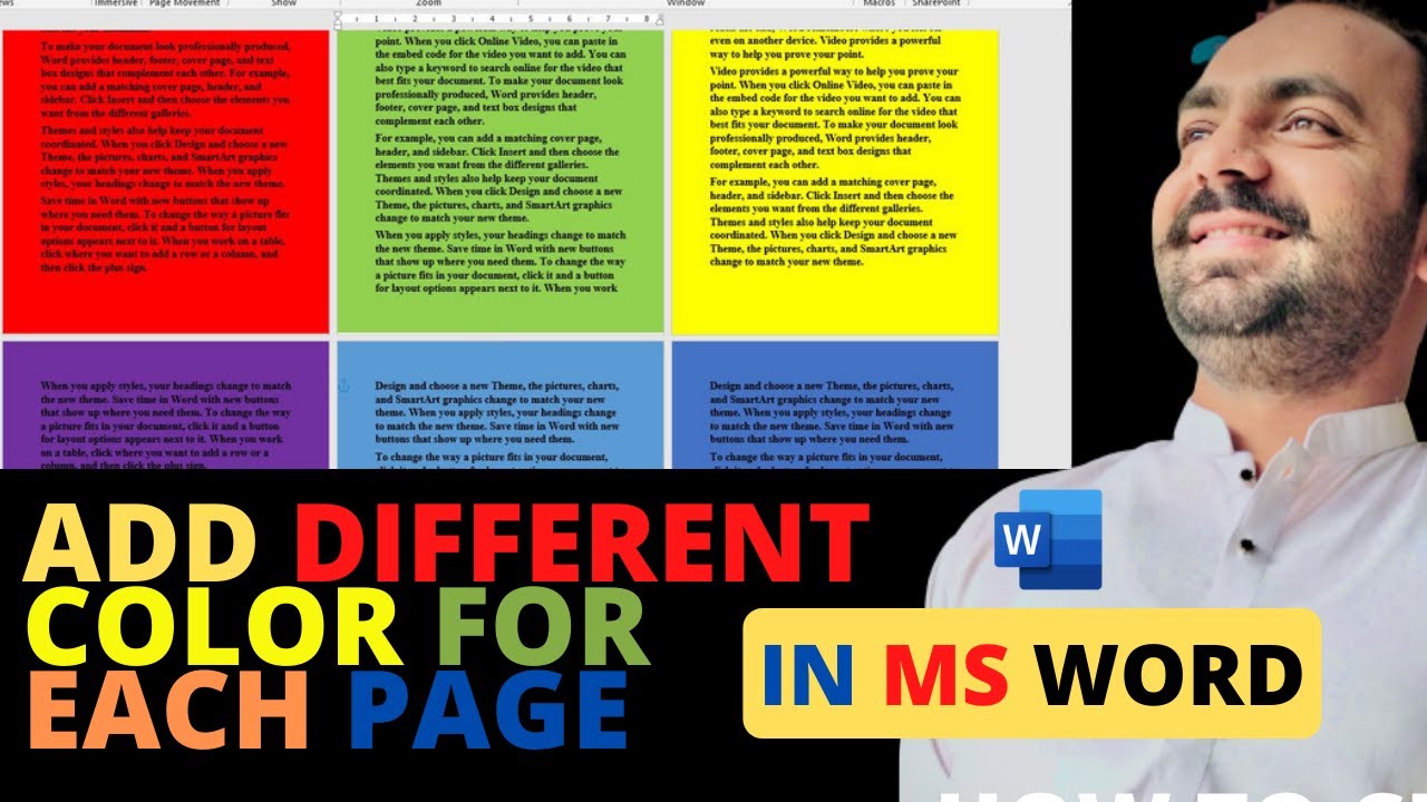 How To Add Different Color For Each Page In Microsoft Word Change how-to-add-different-color-for-each-page-in-microsoft-word-change
