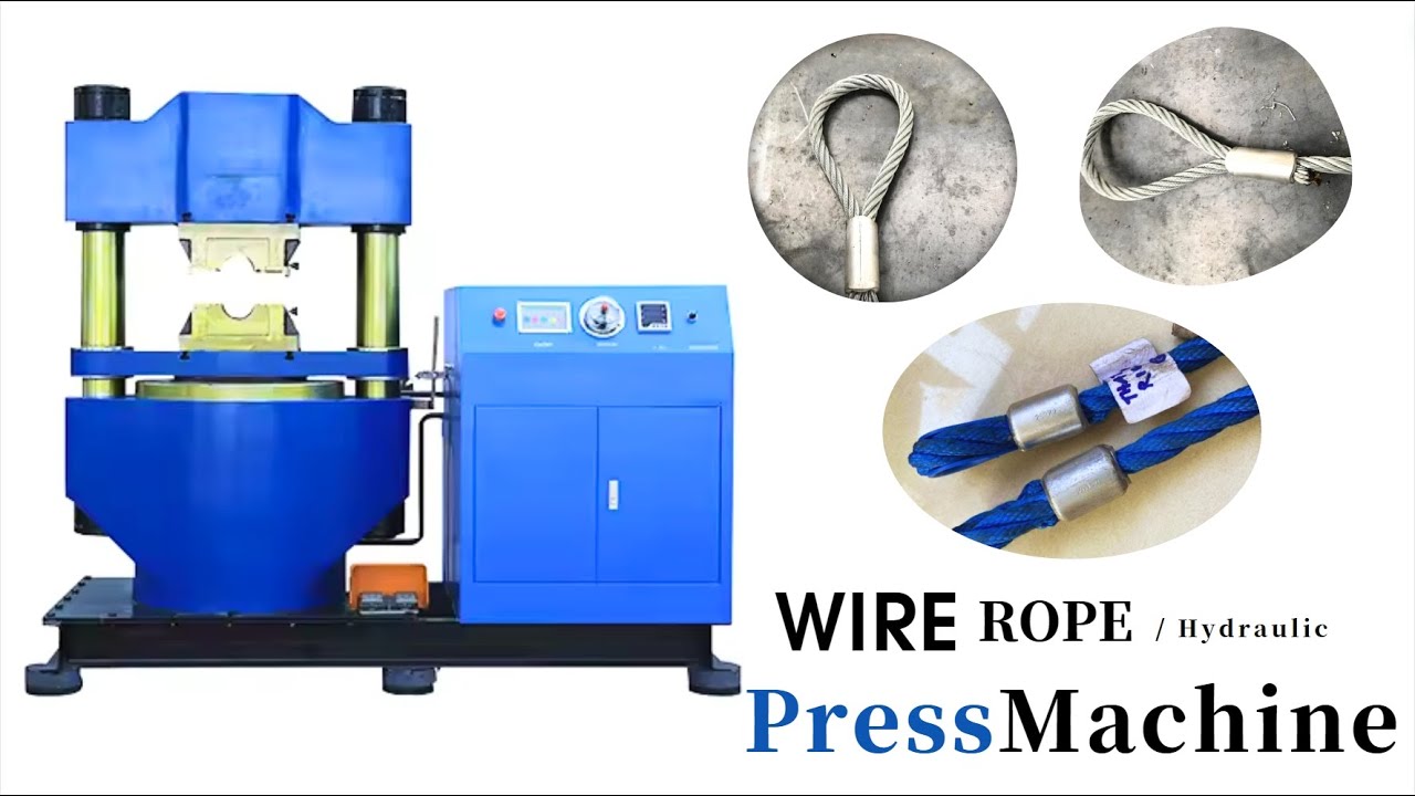 Hydraulic Wire Rope Press Machine With High Efficiency# ...