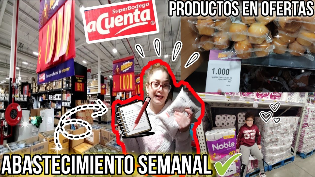 COMPRA SEMANAL|SUPERMERCADO BODEGA ACUENTA,Chile 🇨🇱| buscando el AHORRO ...