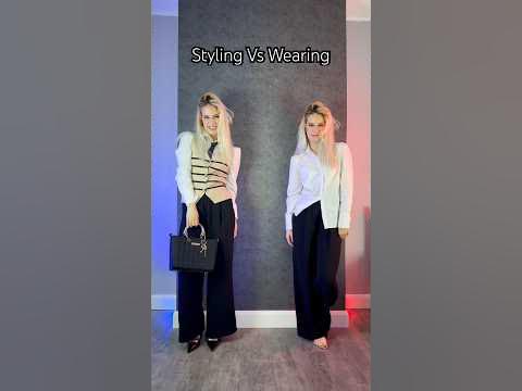 Styling vs Wearing: Office Outfit #wearingvsstyling #officewear # ...