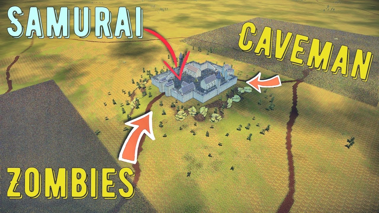 Castle Battle: Cavemen - Samurai - Zombies - UEBS 2 - YouTube