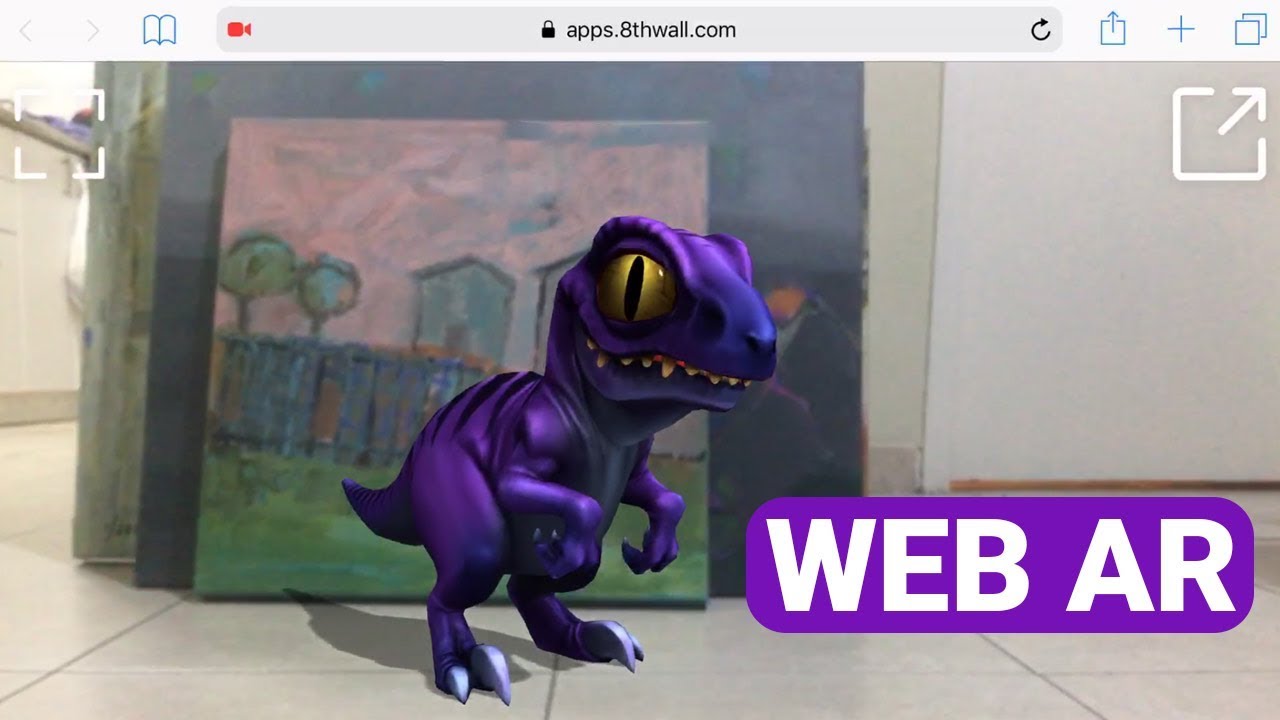 8th Wall Web AR Markerless Example Demo - YouTube
