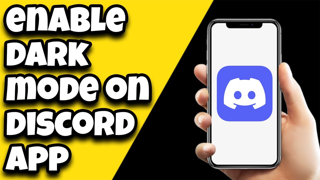 How To Enable Dark Mode On Discord App (2024) - YouTube