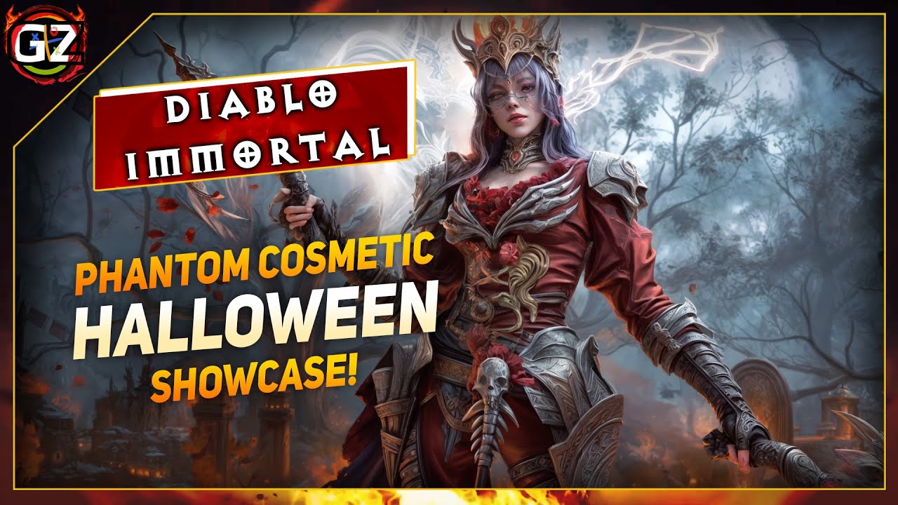 Halloween PHANTOM COSMETIC - SHOWCASE | All Classes | Diablo Immortal - YouTube