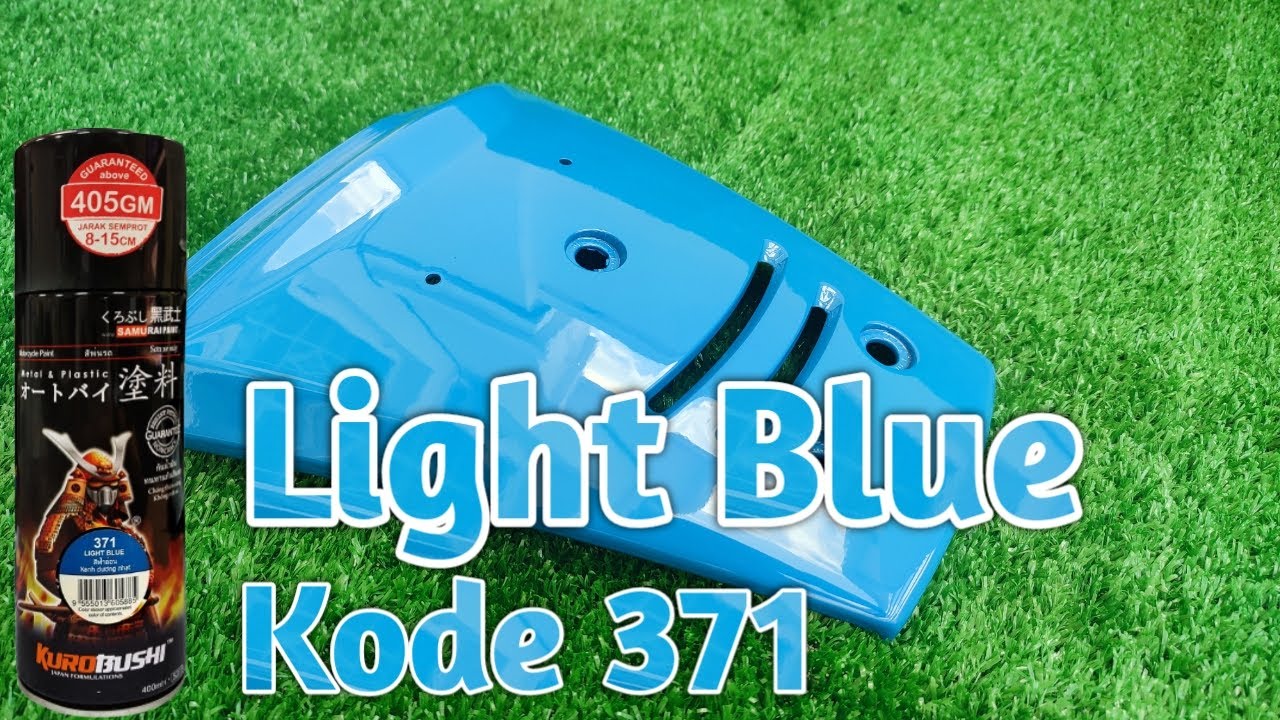 How to Spray Light Blue of Samurai Paint 371 - YouTube