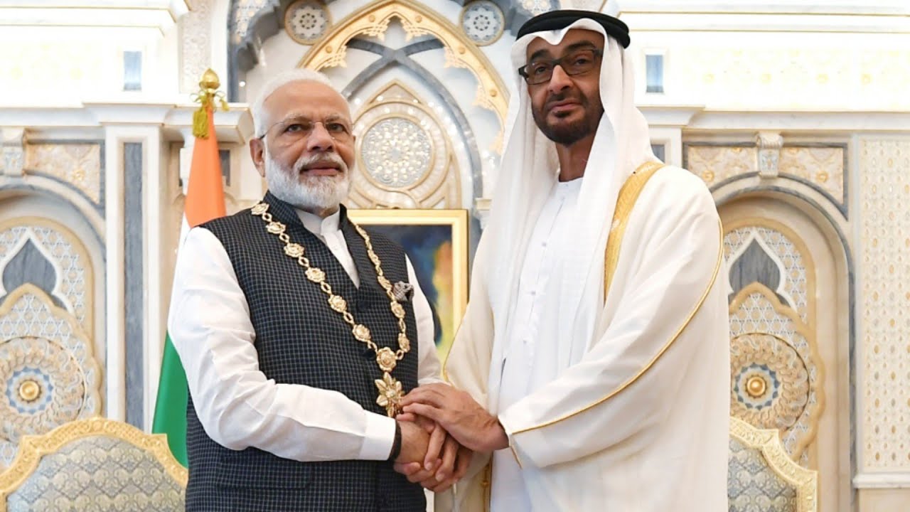 PM Narendra Modi receives Order of Zayed, the highest civil decoration ...