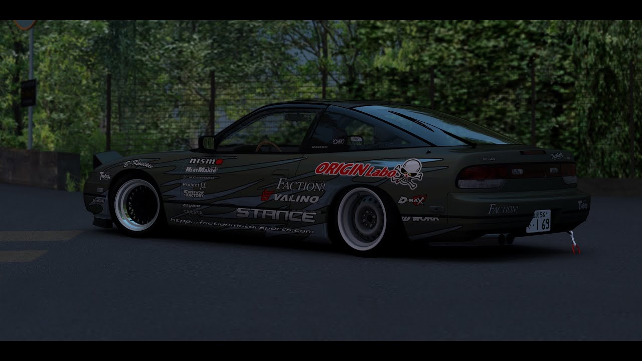 Drifting through the Mountain Futabi in Nissan 240sx - YouTube